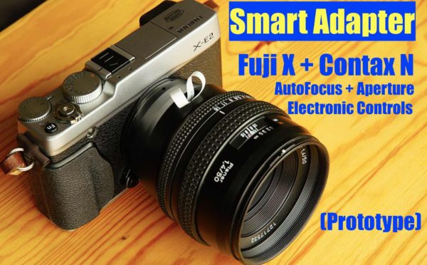 World's First Fujifilm X - Contax N Smart Adapter with Autofocus ...