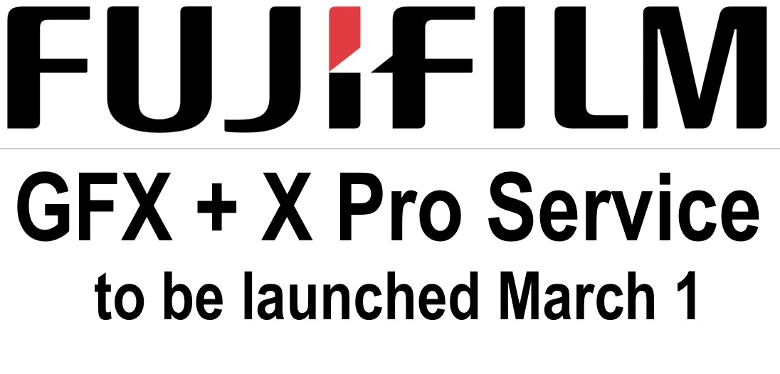 Fujifilm To Launch Professional Fujifilm GFX and X Cameras Service in ...