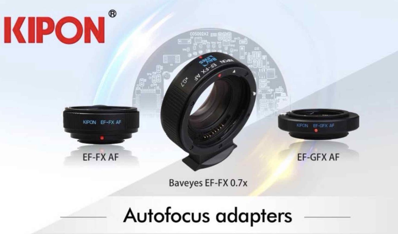 KIPON Announces 3 Canon EF to Fujifilm FX and GFX Autofocus Adapters - Fuji Rumors