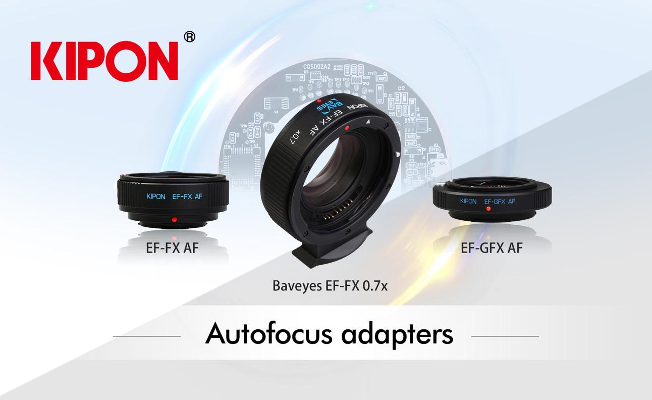 Kipon EF-FX AF and EF-GFX AF Autofocus Smart Adapters Firmware 1.16 ...
