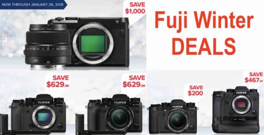 FUJIFILM sets New Price on Fujifilm X-H1, X-E3, X-T20, X-T100, X-A5 and ...