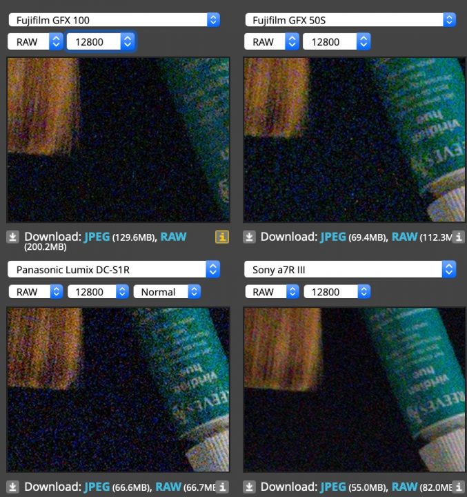DPReview: Fujifilm GFX100 Added to Studio Scene Test vs GFX50S, Sony ...