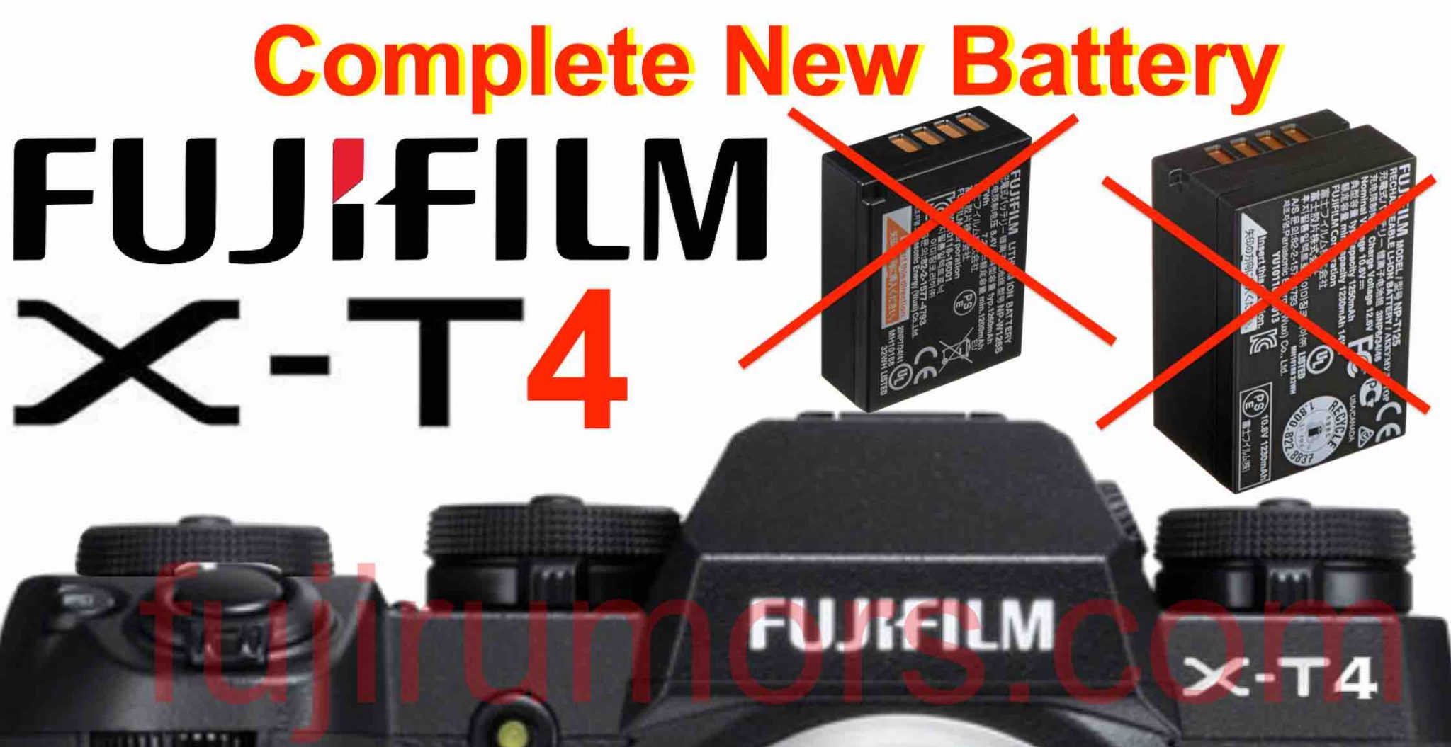 Fujifilm X-T4 Coming with Completely New Battery - EXCLUSIVE - Fuji Rumors