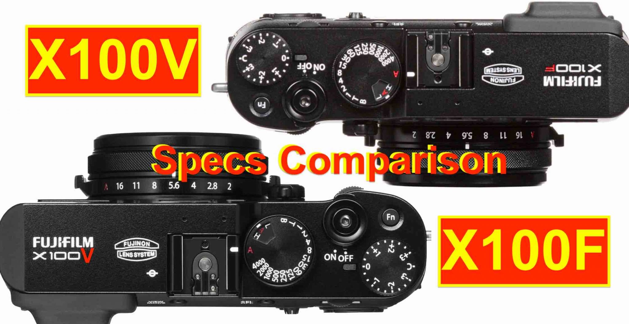 Fujifilm X100V vs X100F: The Ultimate Specs Comparison - Fuji Rumors