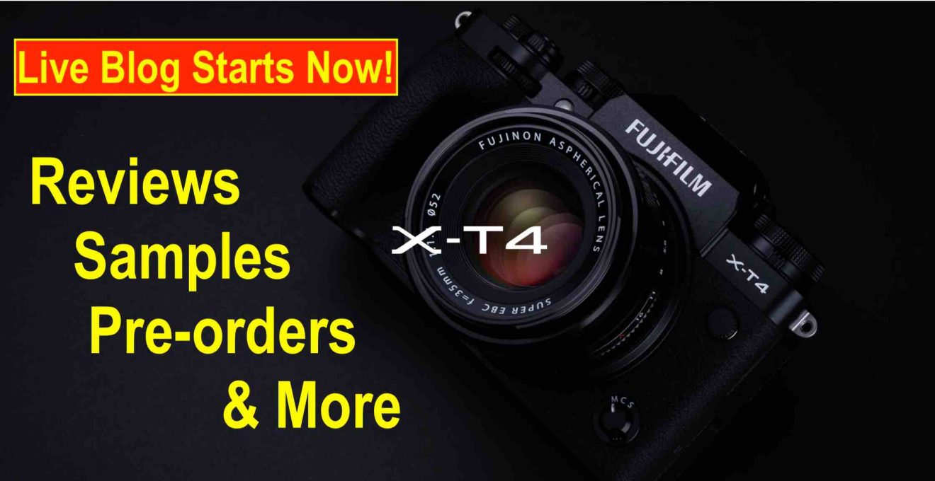 Fujifilm X-T4 LIVE BLOG – Reviews, Samples, Pre-Orders and More - Fuji ...