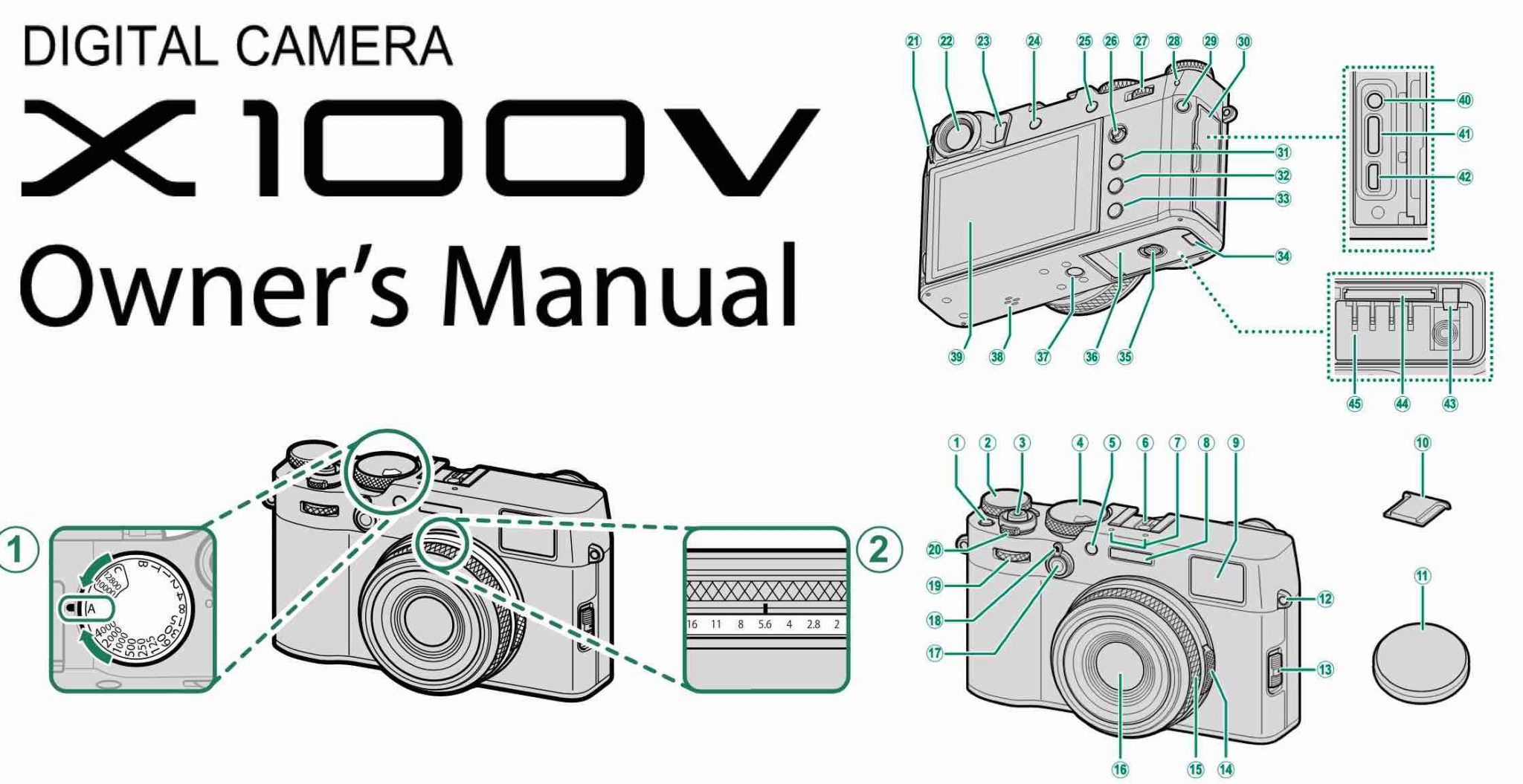 Fujifilm X100V Owners Manual Available - Fuji Rumors