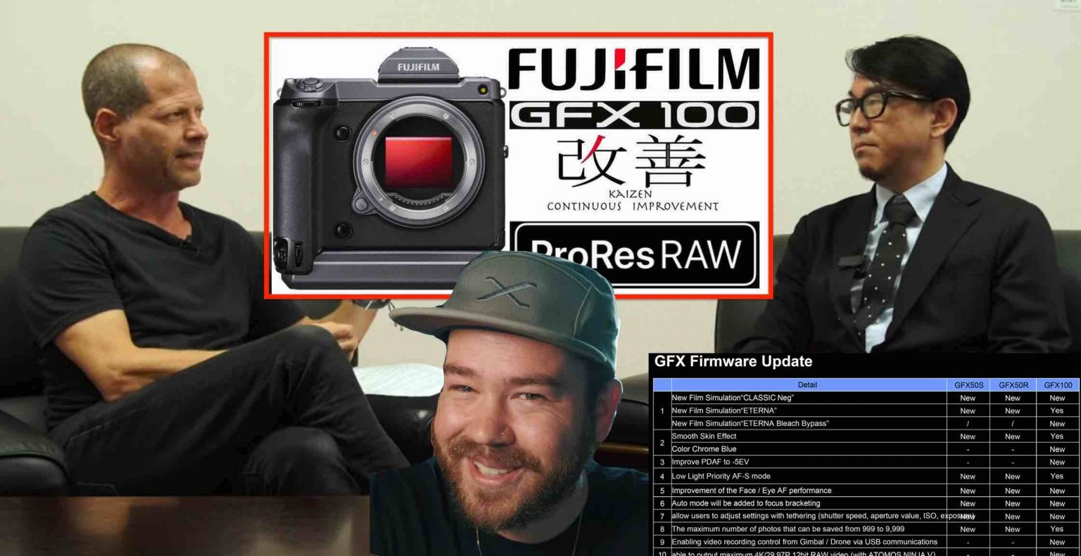Fujifilm Guys and Manager Explain New Fujifilm GFX Firmware and Say ...
