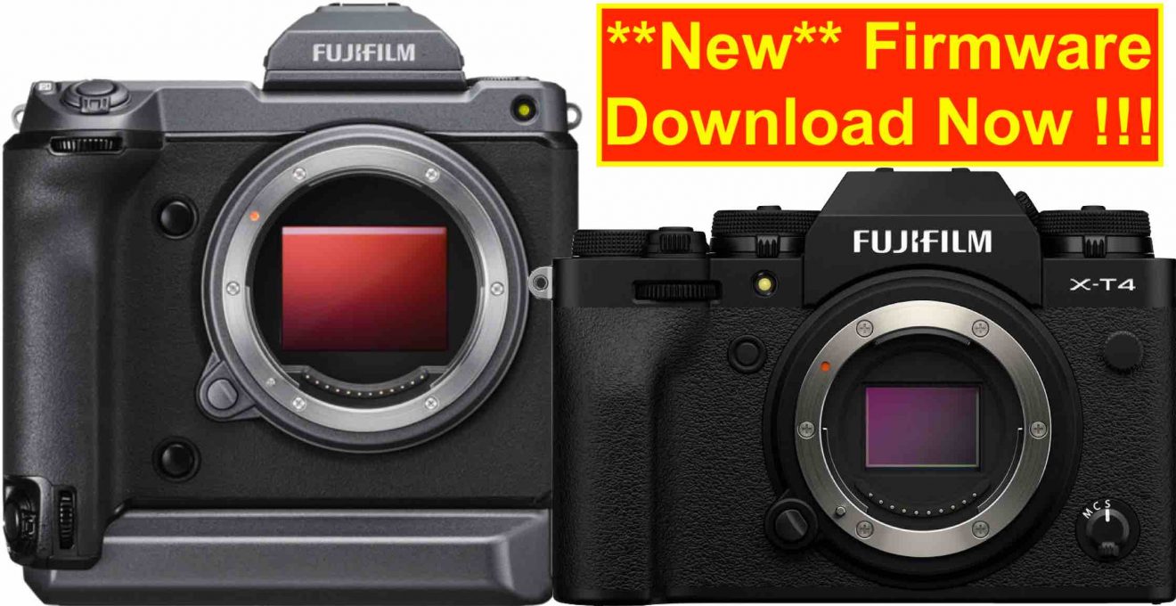 New Firmware Updates for Fujifilm X-T4 and Fujifilm GFX100 Released ... New Firmware Updates for Fujifilm X-T4 and Fujifilm GFX100 Released ...