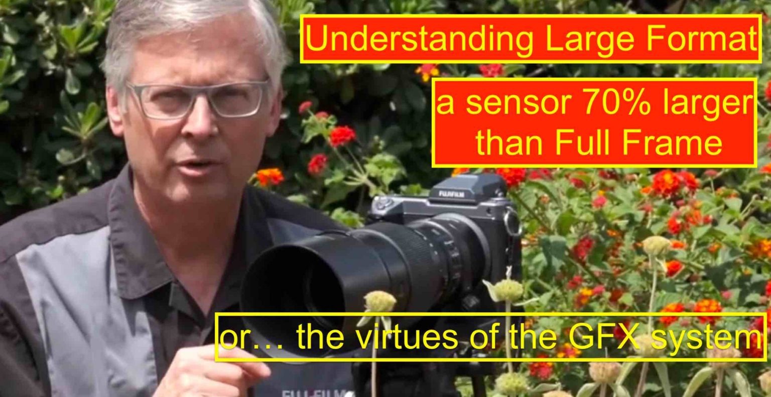 Fujifilm Manager Explains Large Format GFX sensor: 70% Larger than Full ...