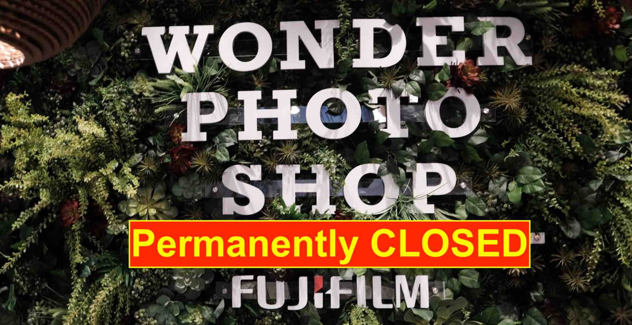 FUJIFILM Wonder Photo Shop in New York City Closed Permanently - Fuji ...