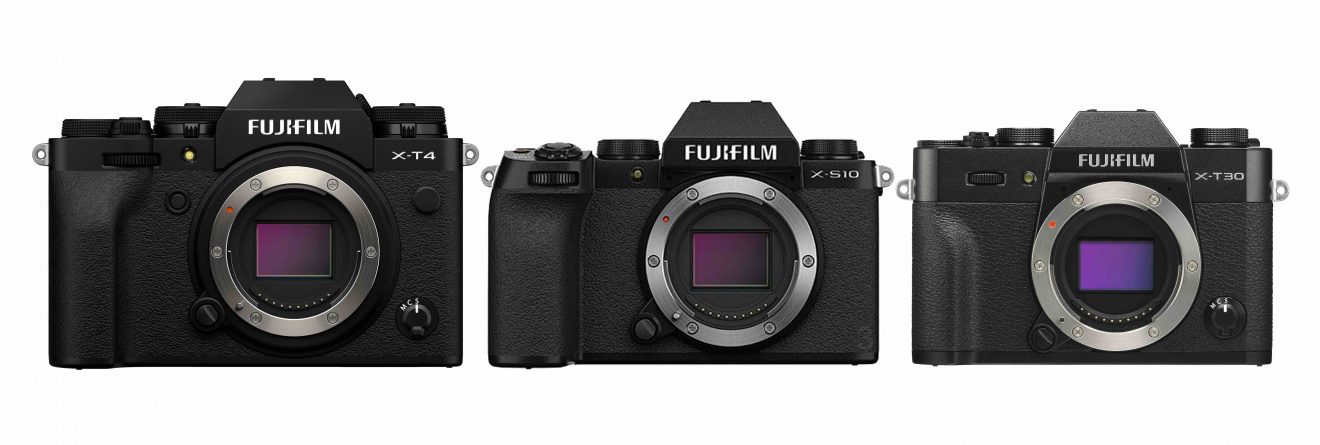 Ultimate Size Comparisons: Fujifilm X-S10 v X-T4 vs X-T30 vs X-H1 - Fuji Rumors