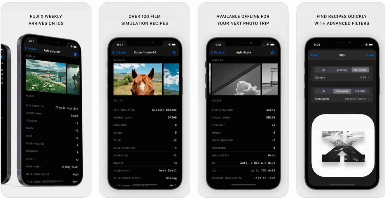 This New App Gives You Access to Over 100 Film Simulation Recipes - Fuji Rumors
