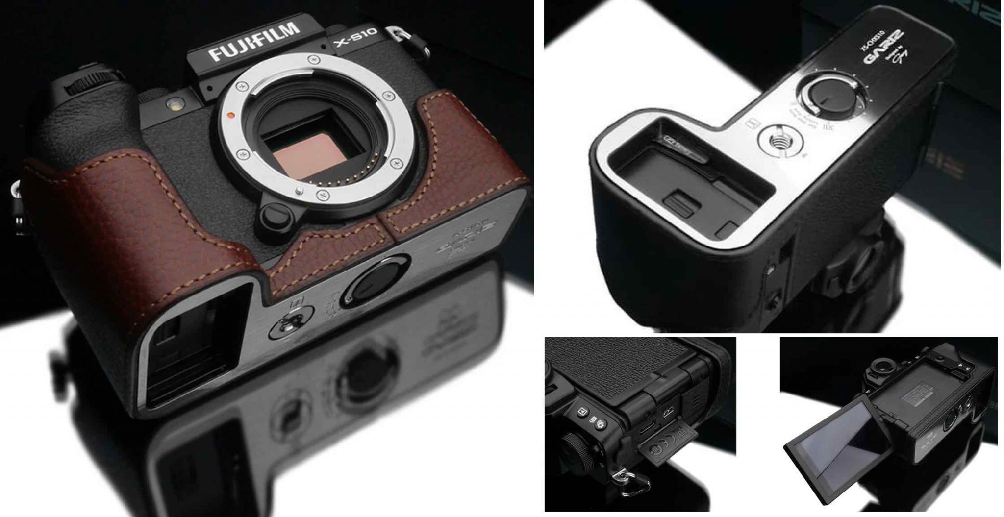 Fujifilm X-S10 GARIZ Leather Half Case - Fuji Rumors