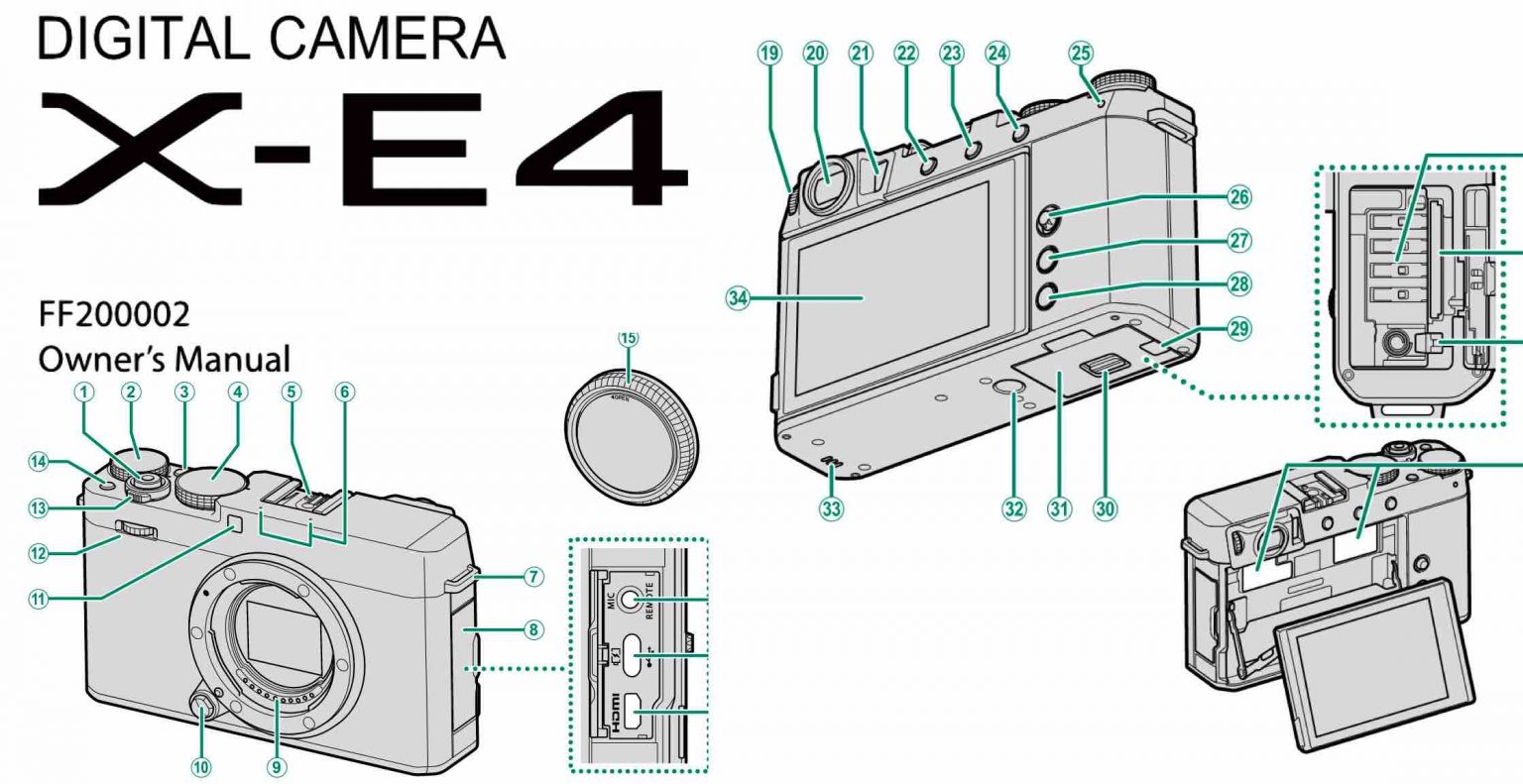 Fujifilm X-E4 Owners Manual Available - Fuji Rumors