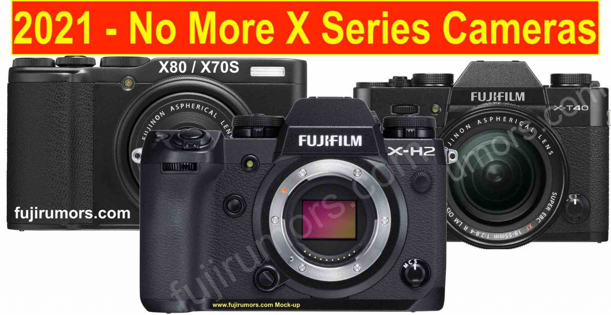 BREAKING: No More Fujifilm X Series Camera Coming in 2021 - Fuji Rumors