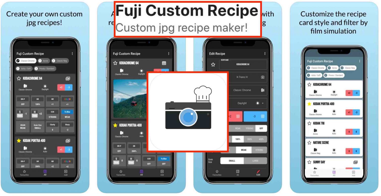 This App Allows You to Save Your Own Film Simulation Recipes on Your ...