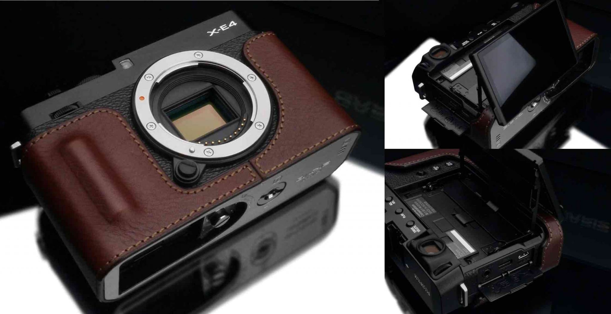 Fujifilm X-E4 GARIZ Leather Half Case - Fuji Rumors
