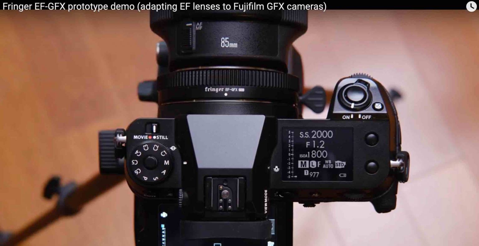 Fringer EF-GFX Pro Coming 2021: Supports IBIS, Phase Detection, Built ...