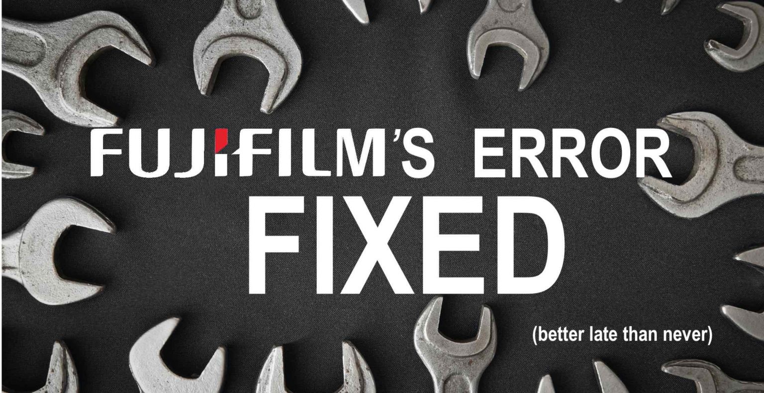 Fujifilm's Biggest Error is Now Fixed (and Waiting for Sigma) - Fuji Rumors