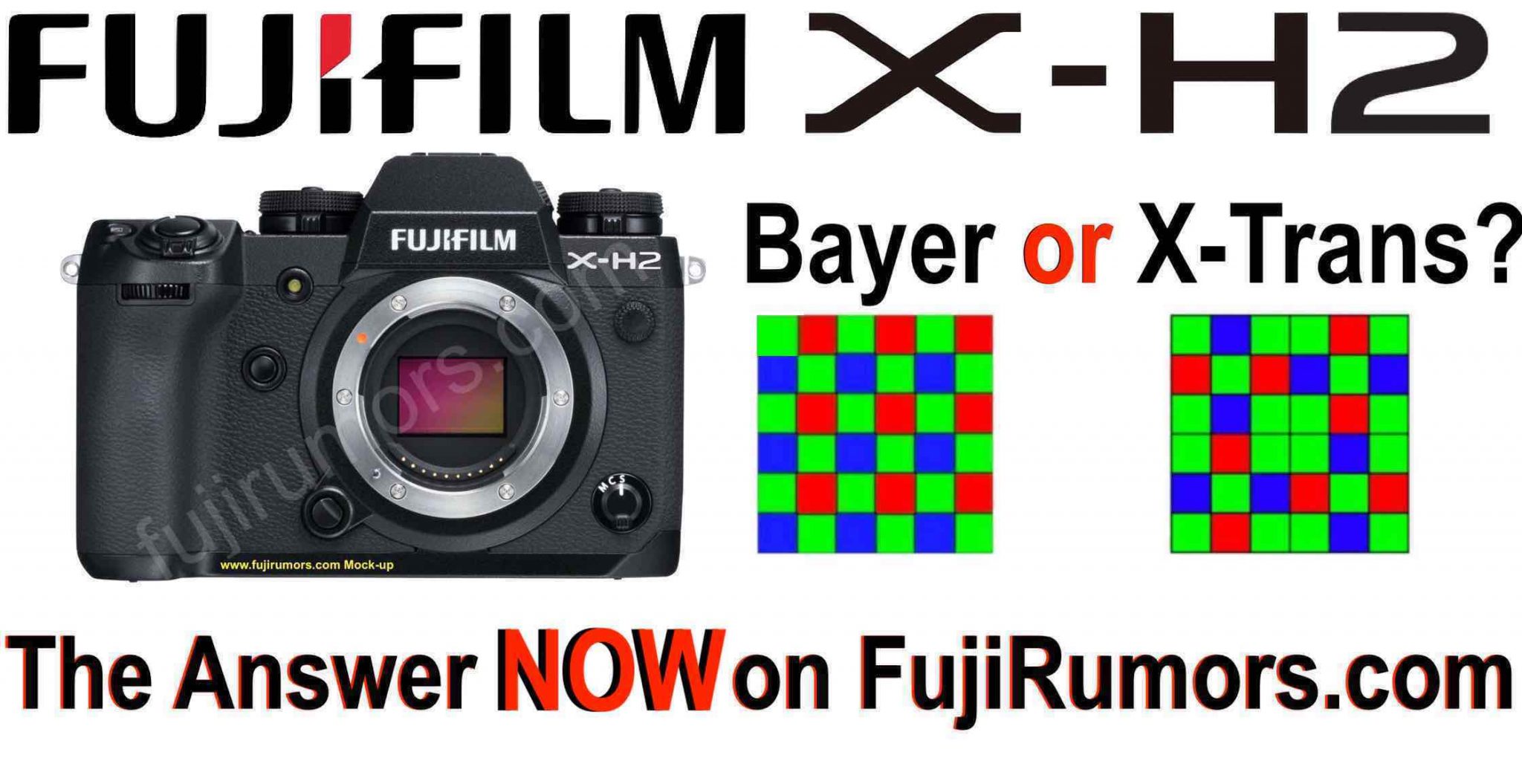 EXCLUSIVE: Fujifilm X-H2 with X-Trans or Bayer? The Answer Now on ...