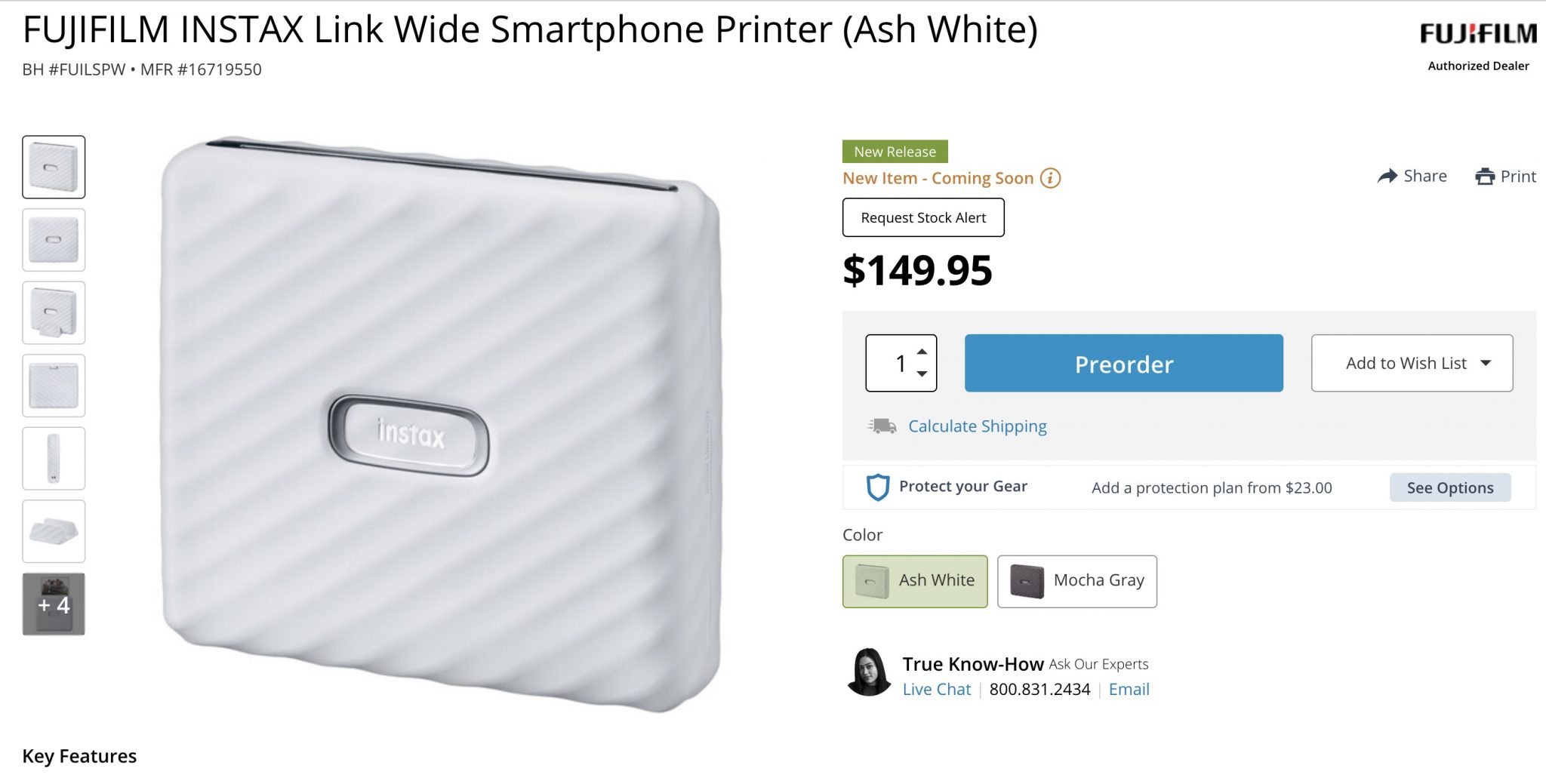 Pre-Orders for Fujifilm INSTAX Link WIDE Smartphone Printer Available ...