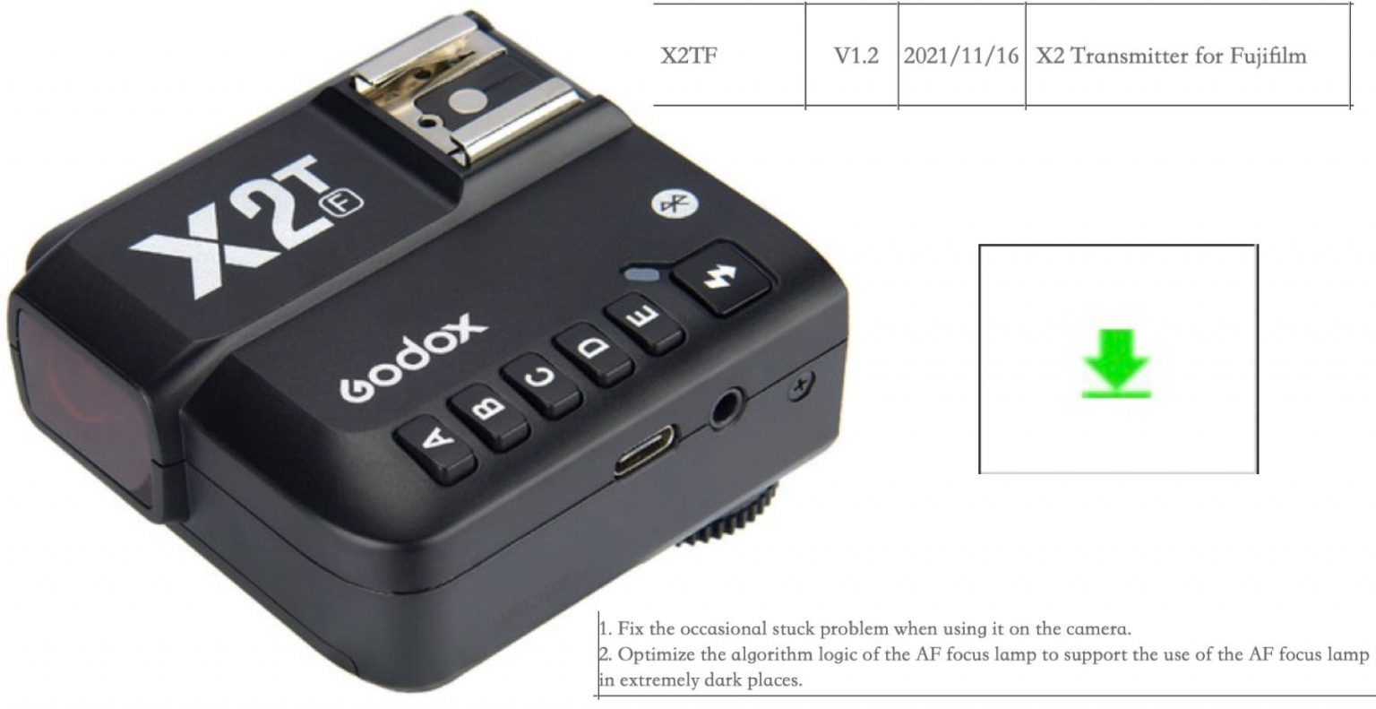 Godox X2T-F Firmware 1.2 Released - Fuji Rumors