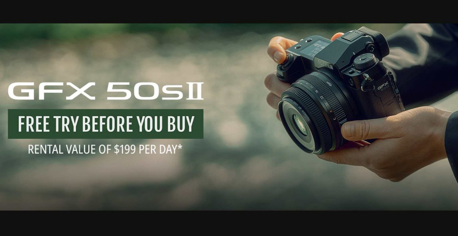 Fujifilm GFX50SII Free Try Before You Buy in USA - Fuji Rumors