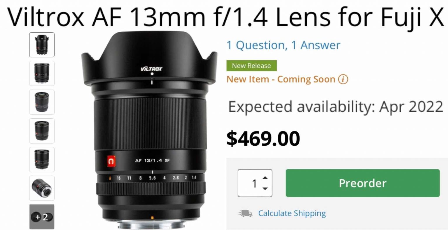 Viltrox AF 13mm f/1.4 Archives - Fuji Rumors