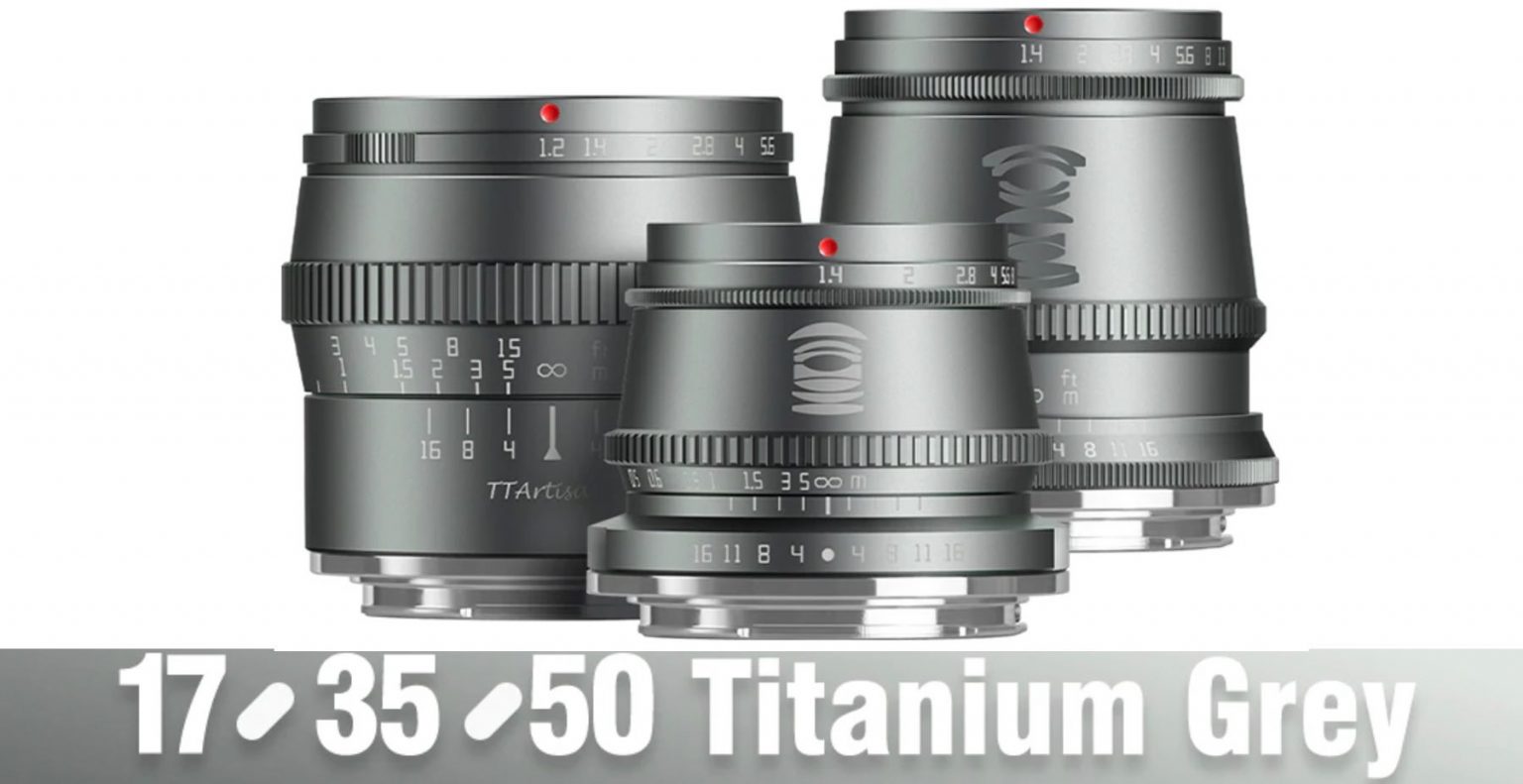 TTArtisan Titanium Grey Fujifilm X Mount Lenses Announced - Fuji Rumors