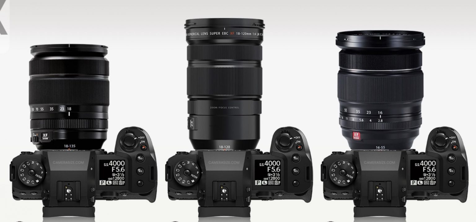 Fujifilm X-H2S vs X-T4 & Co and New XF Lenses Size Comparisons - Fuji Rumors