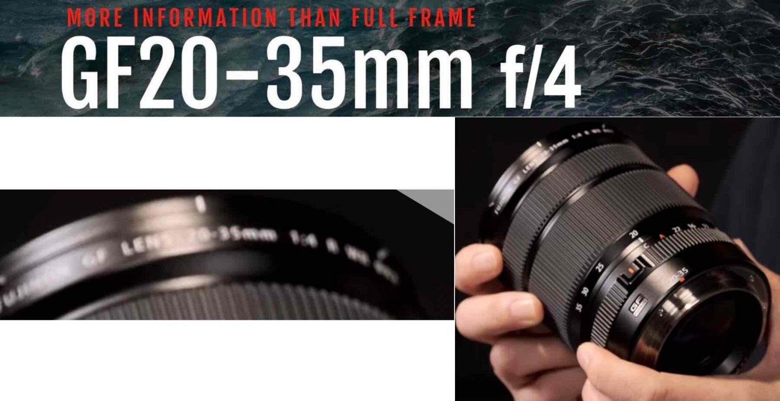 Fujinon GF20-35mm f/4 Constant Aperture (According to Fujifilm's Own ...