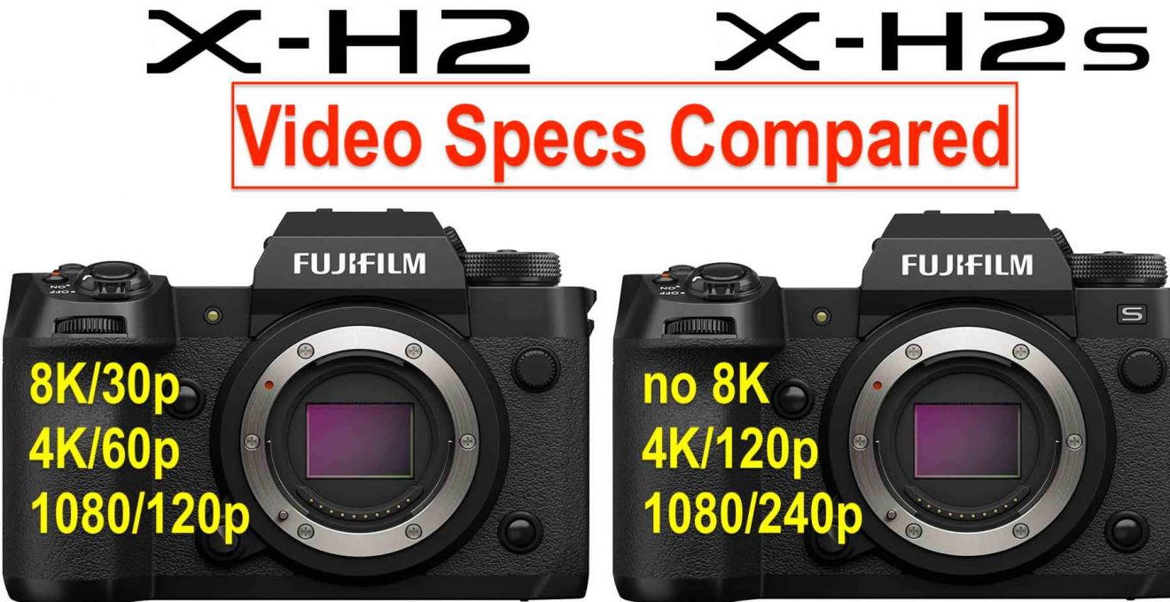 LEAKED: Fujifilm X-H2 Additional Video Specs: 4K/60P and 1080/120p (in addition to 8K/30p ...