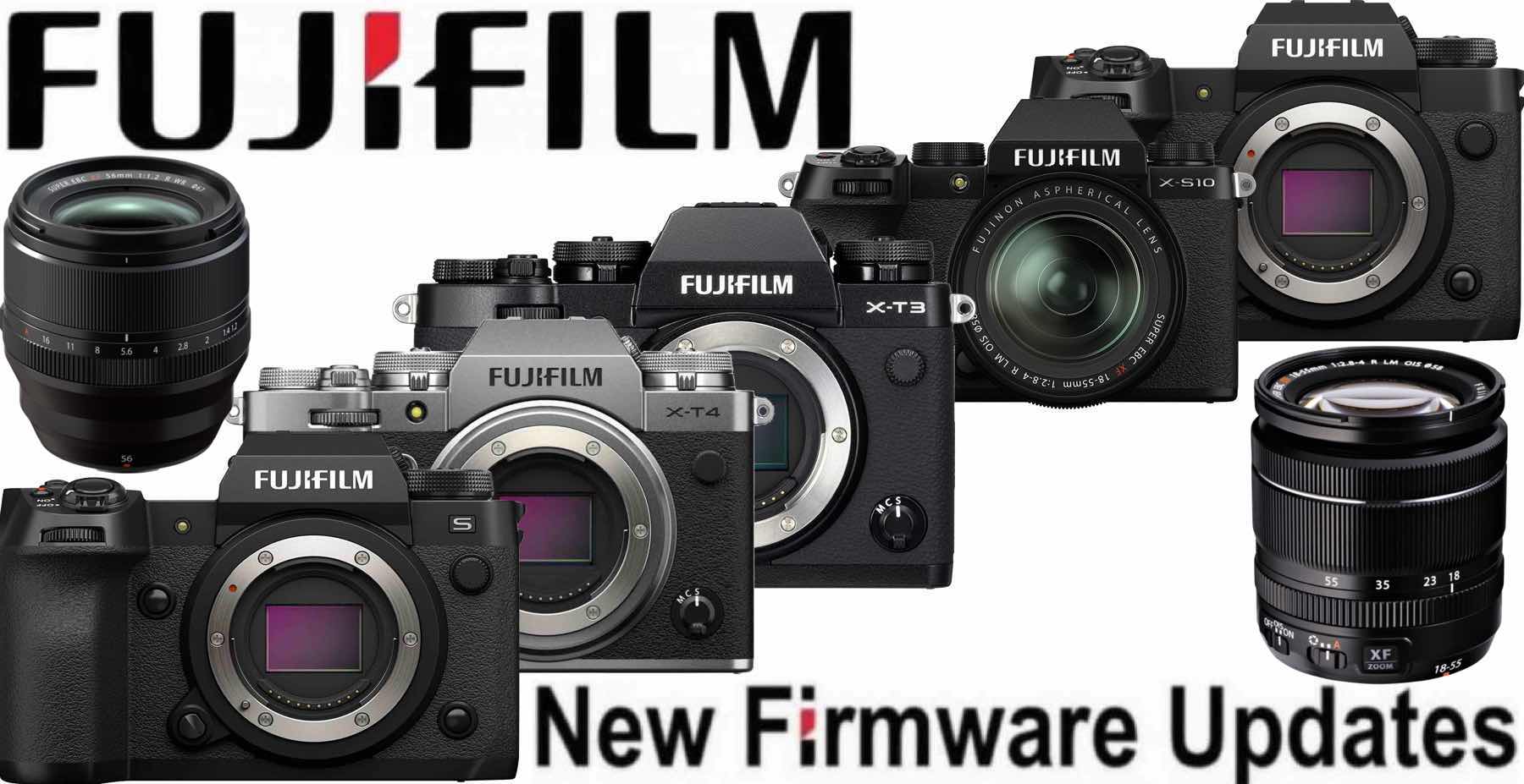 New Firmware Updates for Fujifilm X-T4, X-T3, X-H2S, X-H2, X-S10 ...