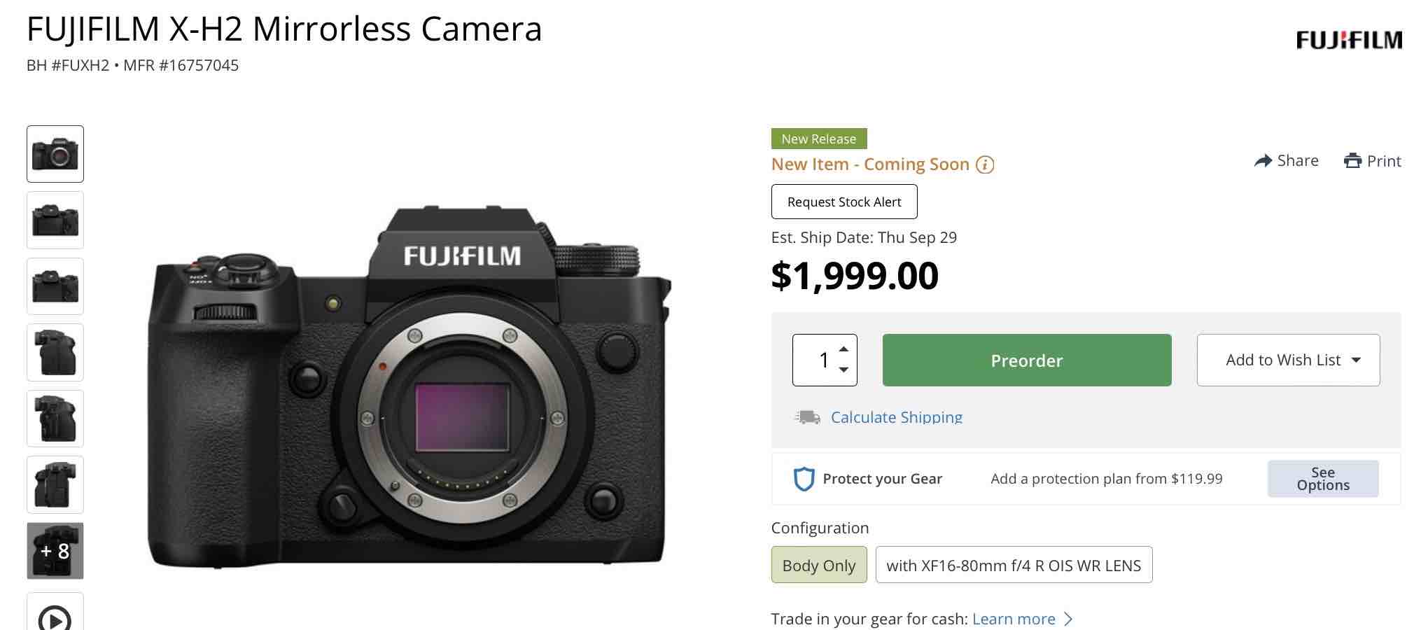 ANNOUNCED: Fujifilm X-H2, XF56mmF1.2II, GF20-35mmF4 and More – LIVE ...