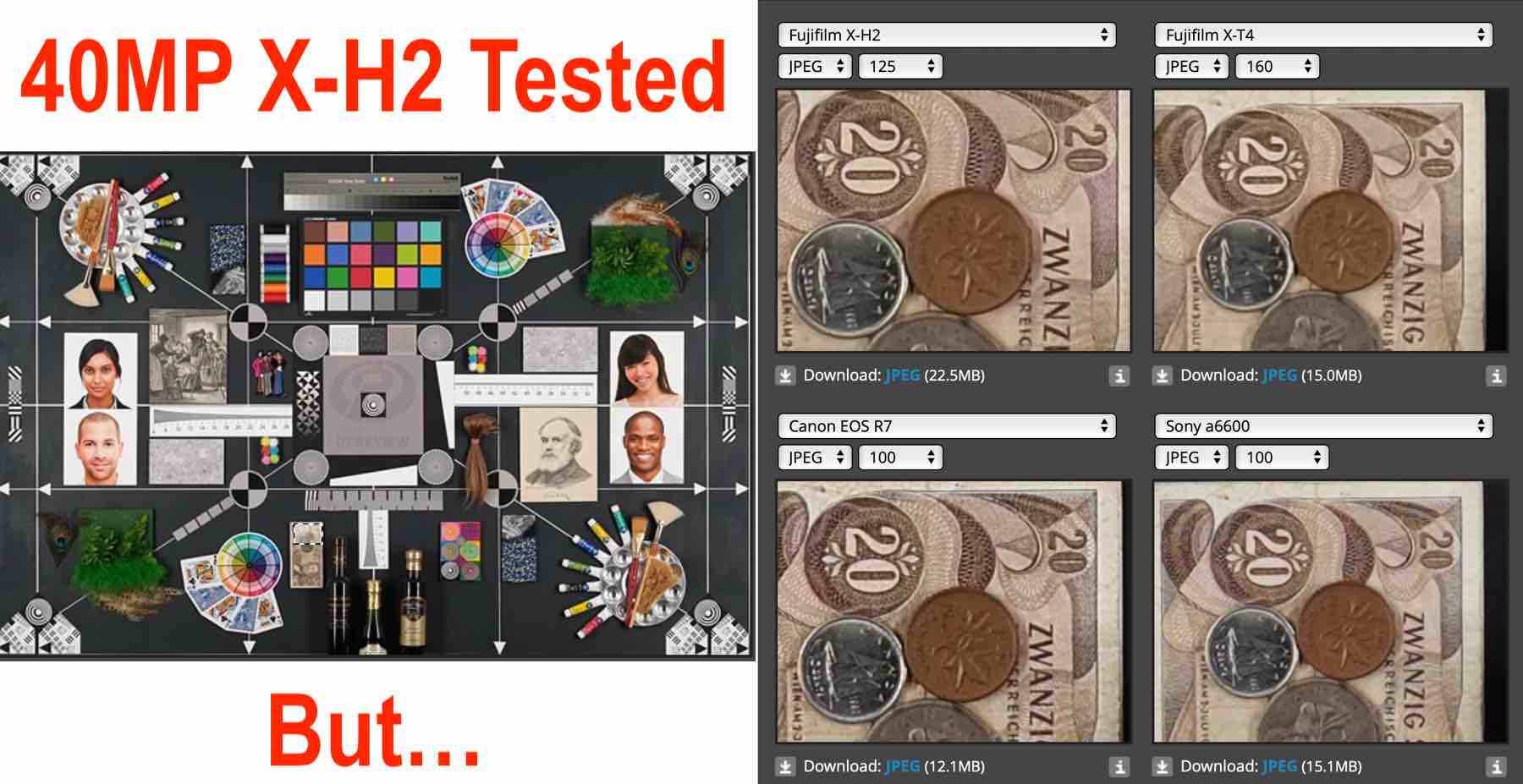DPReview adds Fujifilm X-H2 to Studio Comparison, Giving Insight on Fujifilm X-T5 Performance ...