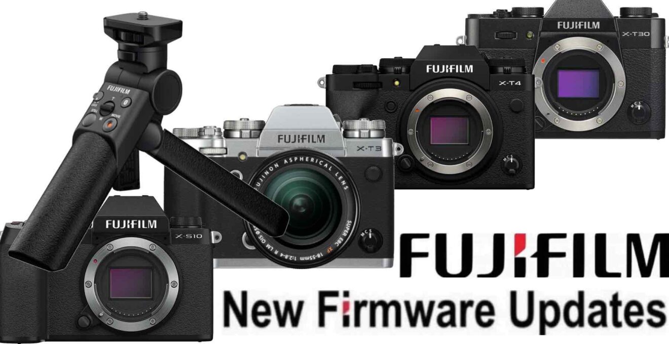Fujifilm Firmware Updates for X-T4, X-T3, X-S10, X-T30, X-T30II ...