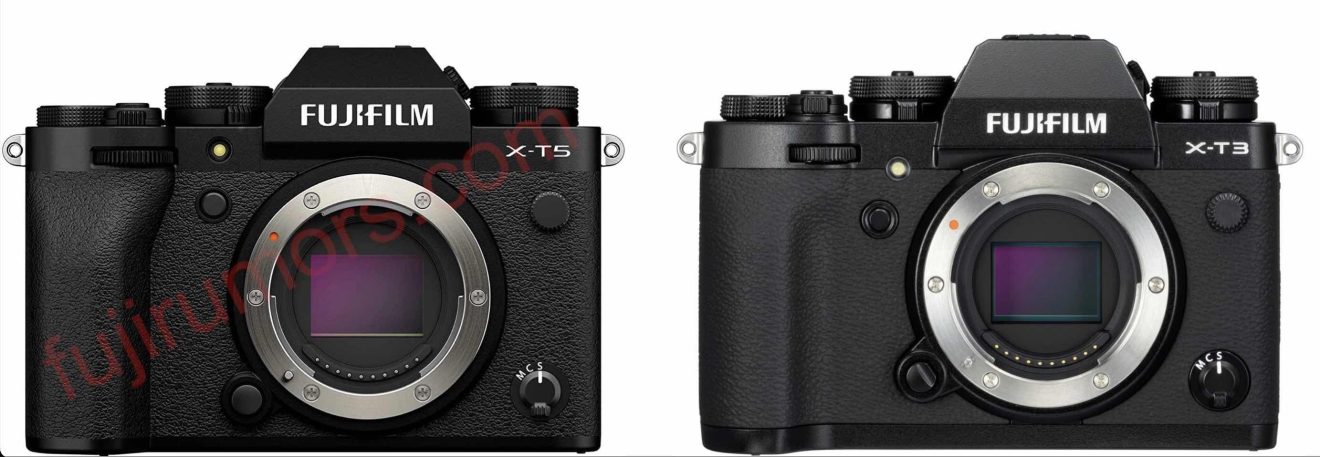 Size Comparisons: Fujifilm X-T5 vs X-T4 vs X-T3 vs X-H2/s - Fuji Rumors