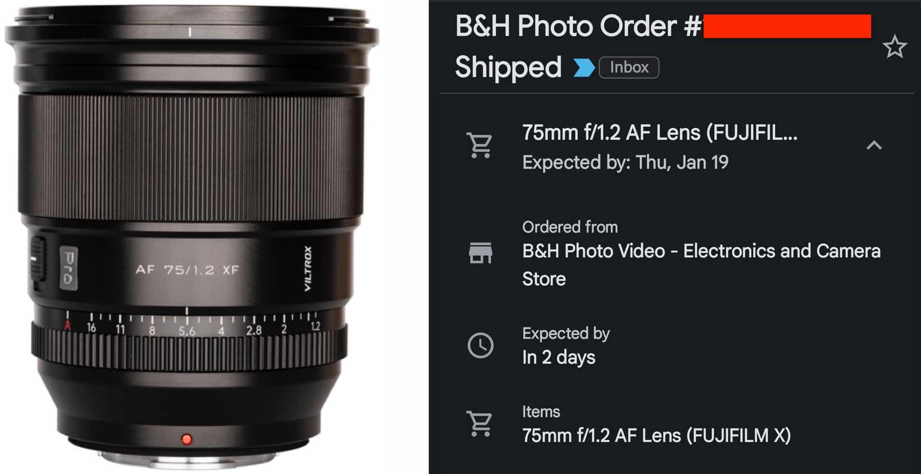 Viltrox 75mm f/1.2 Now Shipping at BHphoto - Fuji Rumors