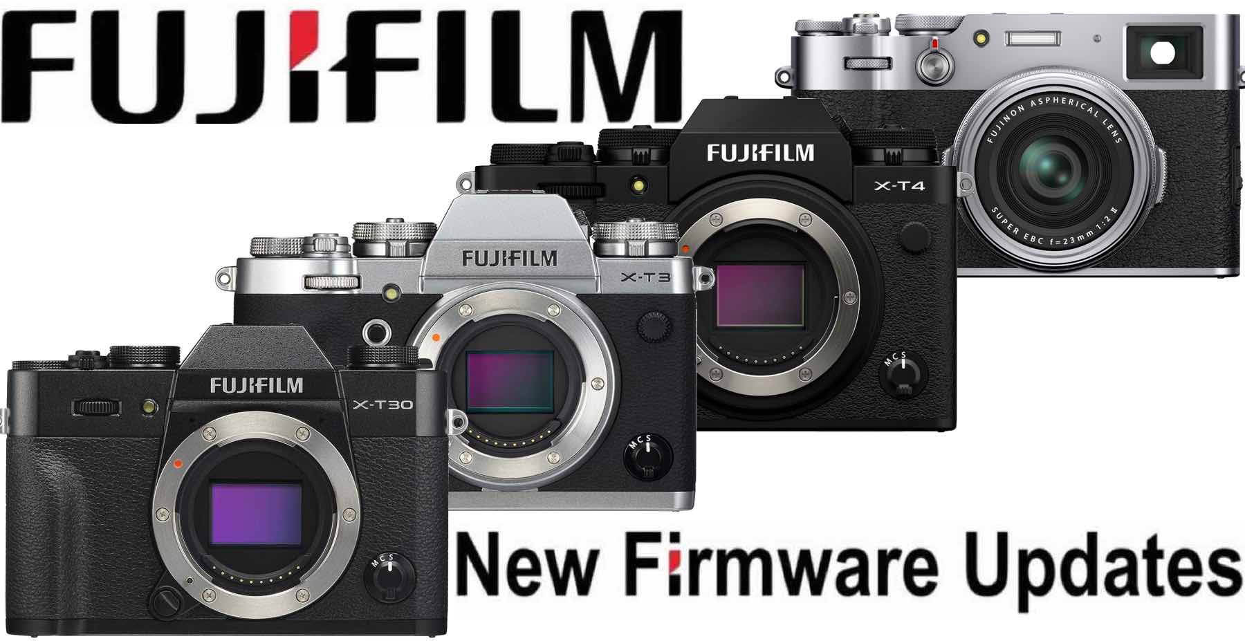 New Firmware Updates for Fujifilm X-T4, X-T3, X-T30 and X100V - Fuji Rumors New Firmware Updates for Fujifilm X-T4, X-T3, X-T30 and X100V - Fuji Rumors