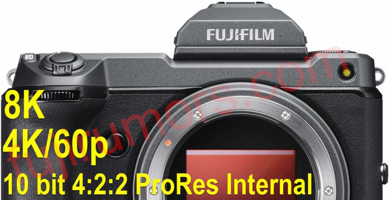 Fujifilm GFX100II VIDEO SPECS: 8K and 4K/60p Video, 10 bit 4:2:2 and ...