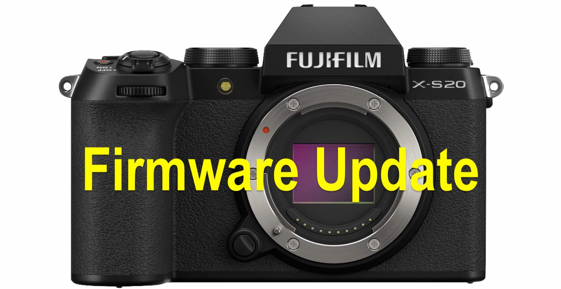 Fujifilm X-S20 Firmware Update Released - Fuji Rumors