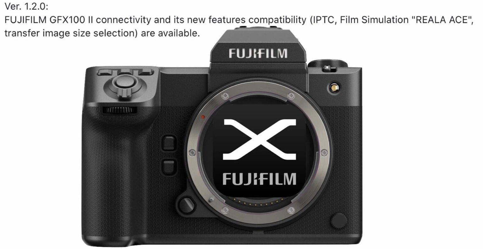 Fujifilm GFX100II Support Added to X App and Camera Remote App - Fuji ...