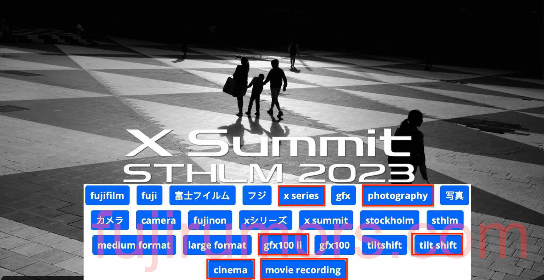 Fujifilm X Summit Stockholm 2023 Archives - Fuji Rumors