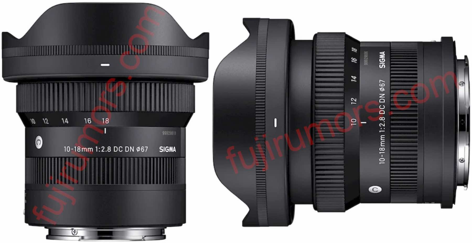 Sigma 10-18mm f/2.8 DC DN Contemporary Images and Specs Leaked - Fuji Rumors
