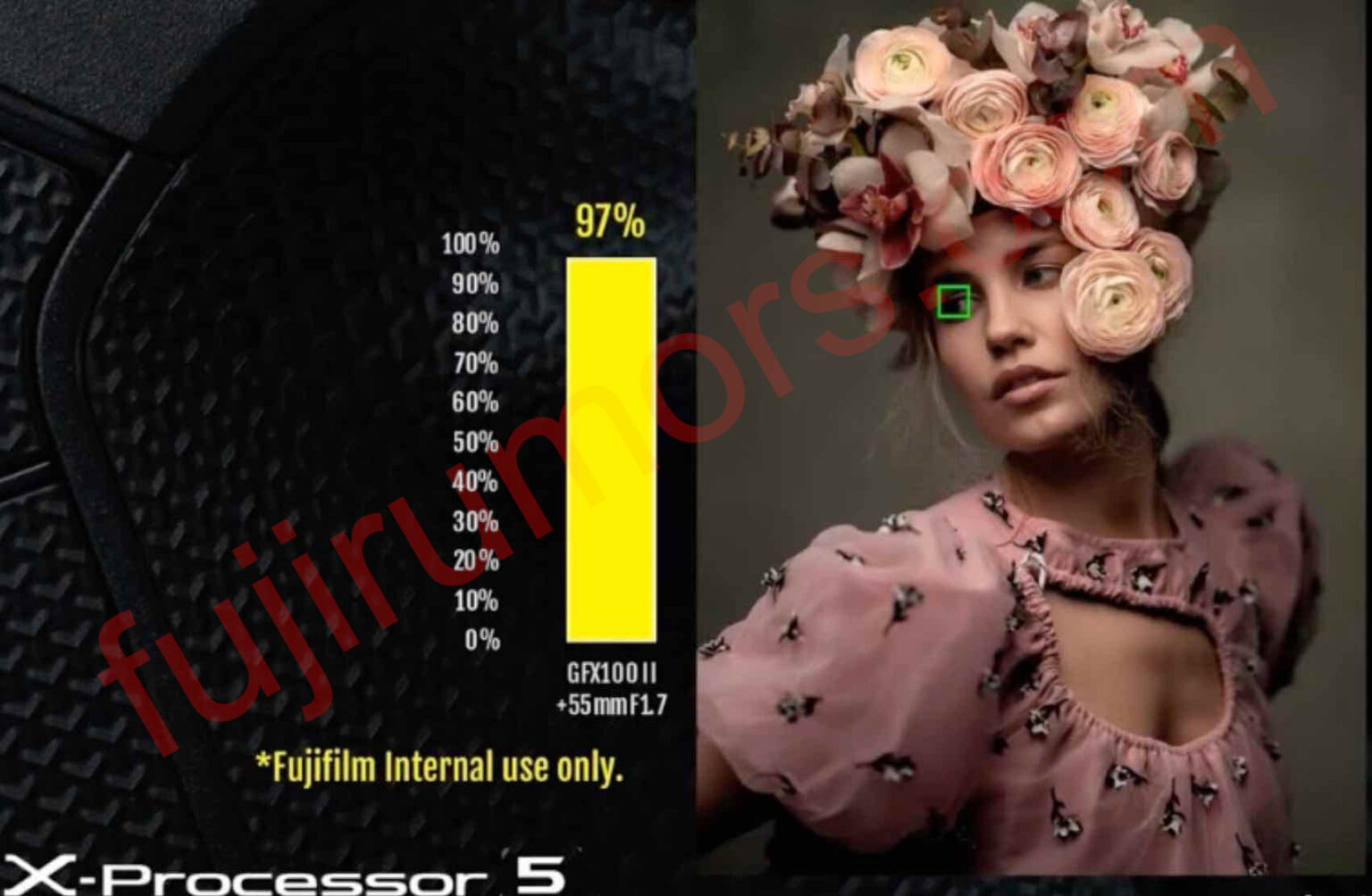 Internal Fujifilm GFX100II Slide Claims 97% Eye AF Accuracy with ...