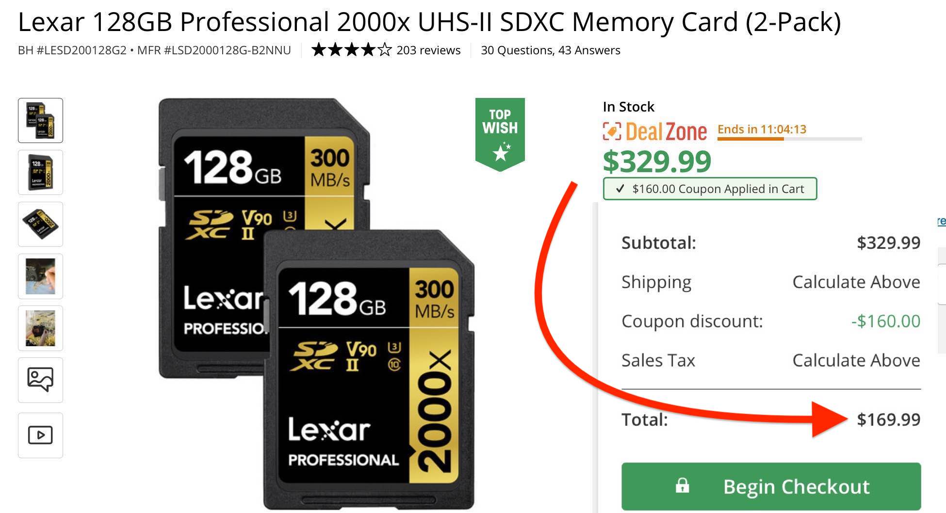 TODAY ONLY: Huge Discount on LEXAR 128GB UHS-II Card (2 Pack) - Fuji Rumors