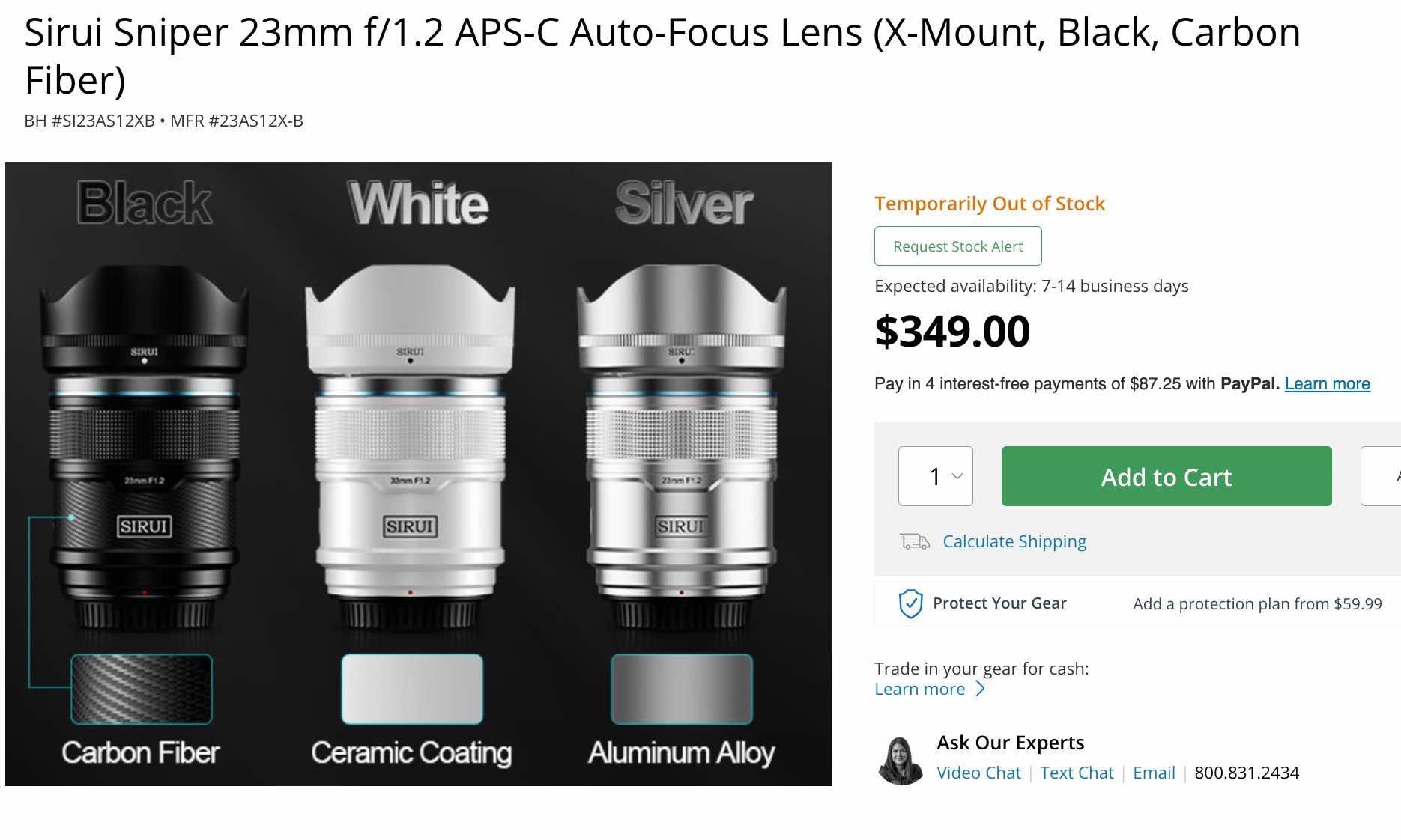 Sirui Sniper 23/33/56mm f/1.2 Lenses now at BHphoto and Amazon - Fuji ...