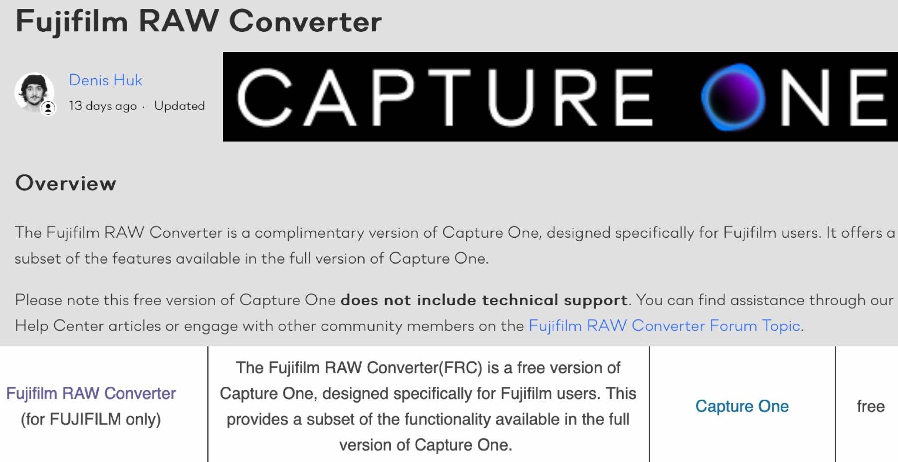 Capture One offers FREE Fujifilm RAW Converter for Fujifilm Users - Fuji Rumors