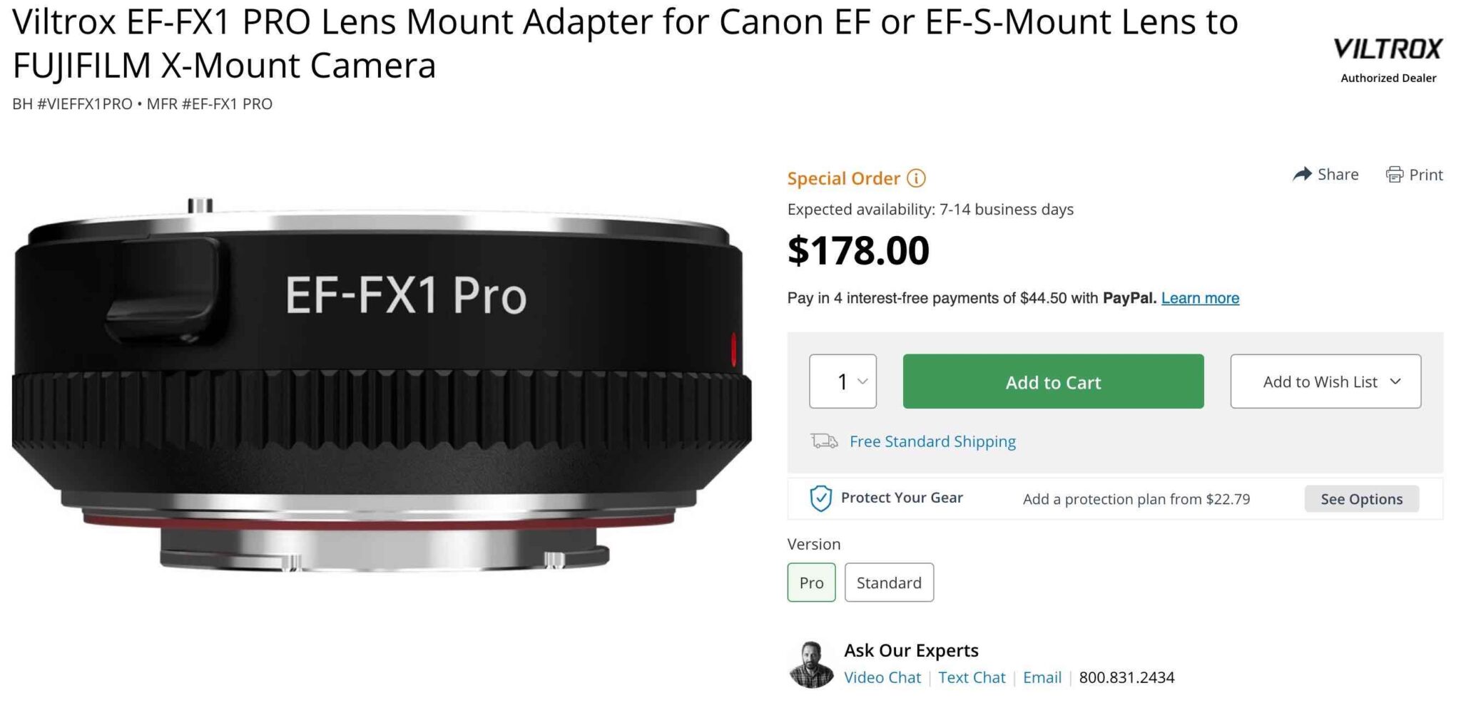 Viltrox EF-FX1 Pro Smart Autofocus Adapter Released - Fuji Rumors