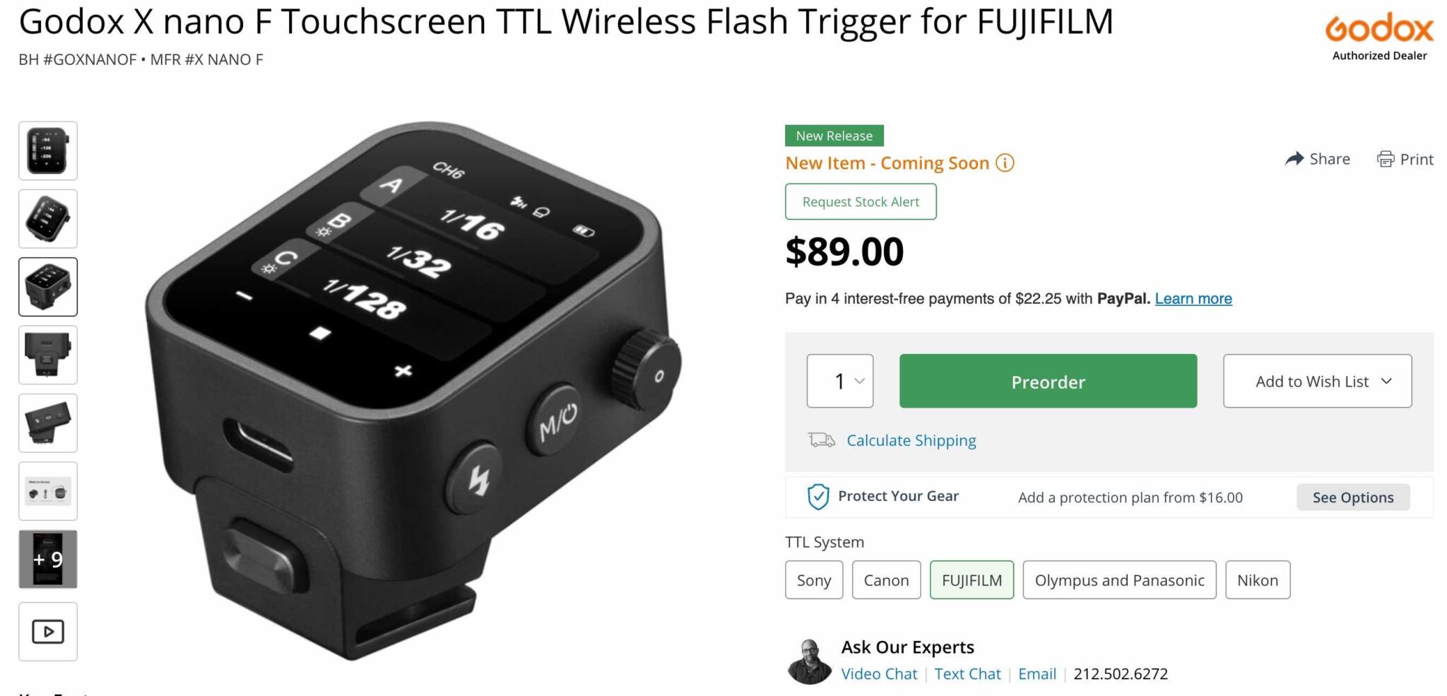 Godox X nano Touchscreen TTL Wireless Flash Trigger - Fuji Rumors